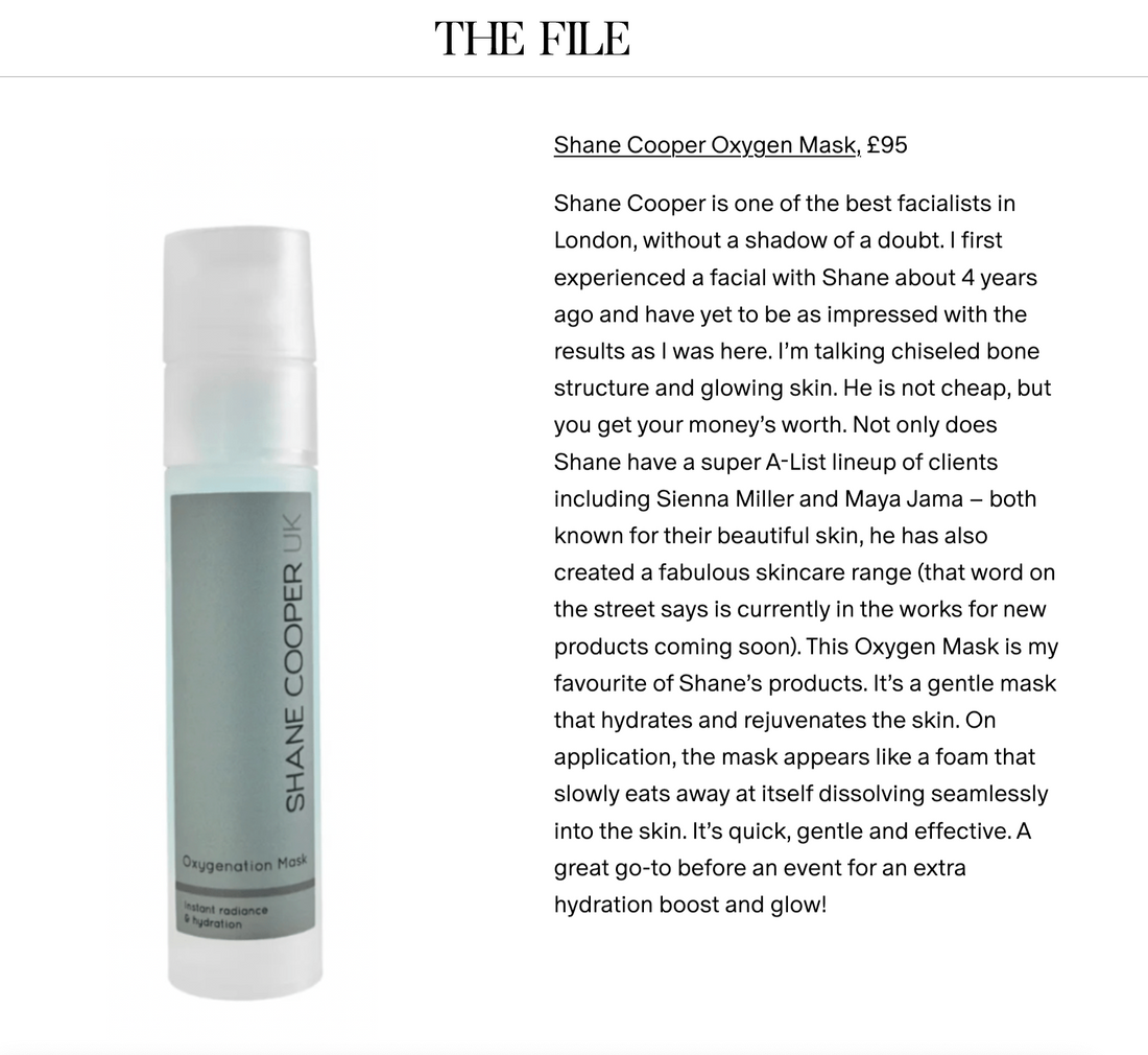 Shane Cooper Skin | Body & Face Treatments, Luxury Skincare, London